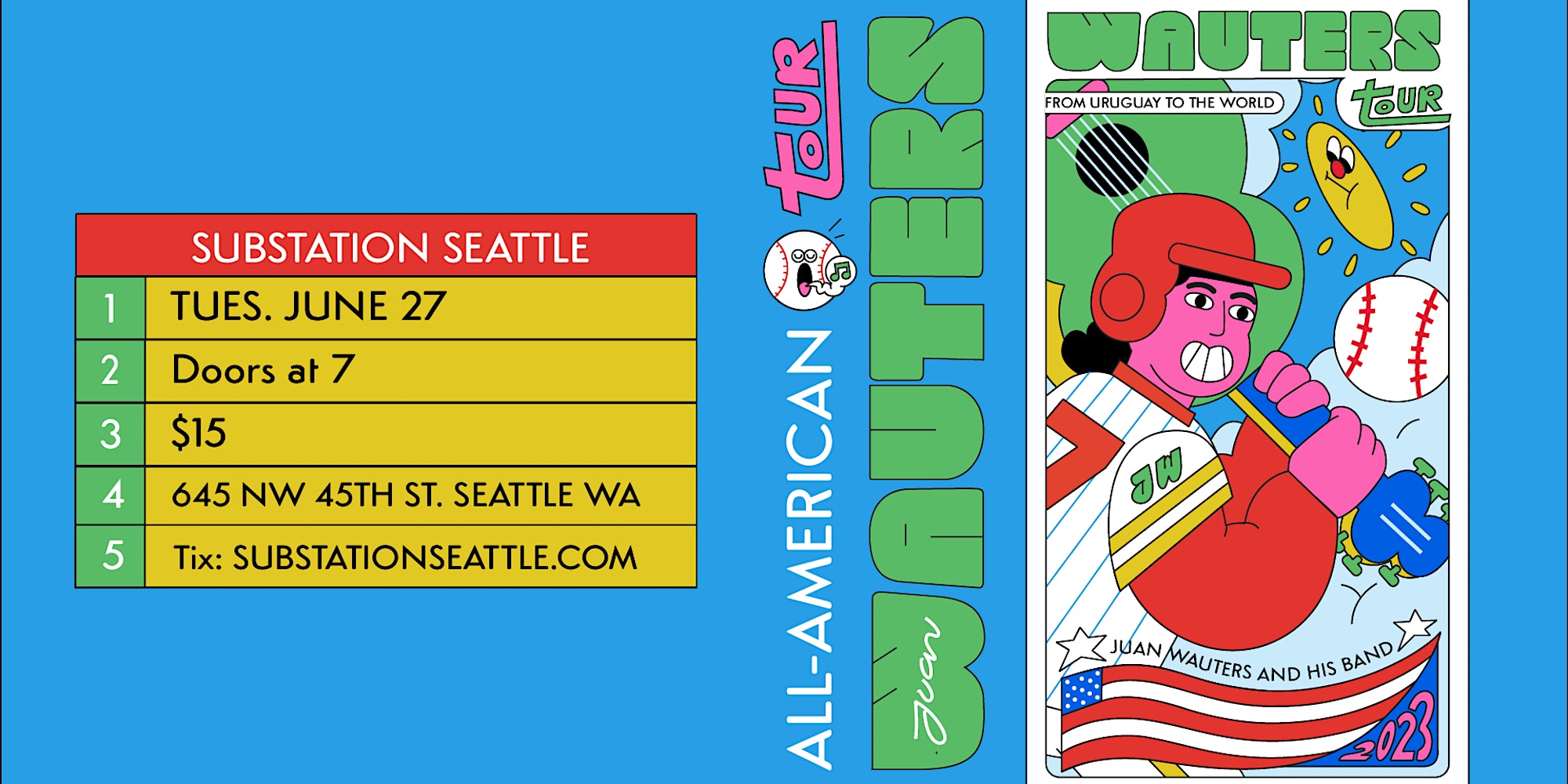 Juan Wauters @ Substation Seattle - The Ticket